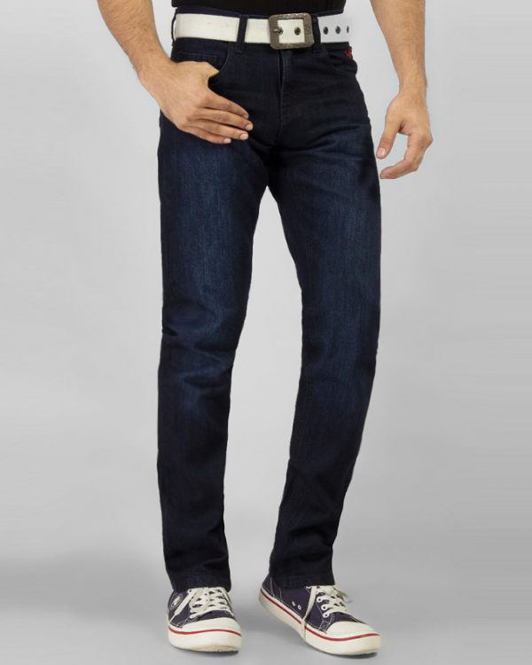 Men’s Dark Wash Classic Cut Denim Jeans – Element Jeans Co